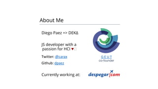 Multimodal Interactions & JS: The What, The Why and The How - Diego ...