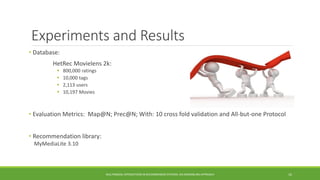 Multimodal interactions in recommender systems (Bracis 2014) | PPT