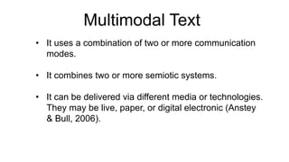 Communication in MULTIMODAL mode purposive communication | PDF