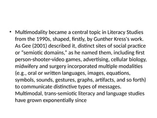 Multimodality study in English Language Education.pptx