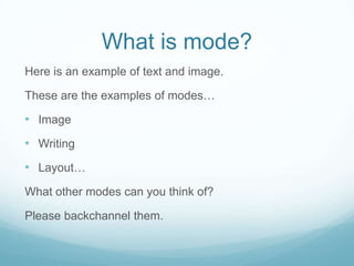 Multimodality | PPTX