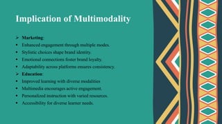 Multimodality & Stylistics pptx . In Stylistics for preparation of exam ...