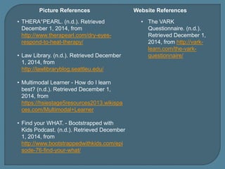 Multimodal Learning Preferences - Jessie Herring | PPT