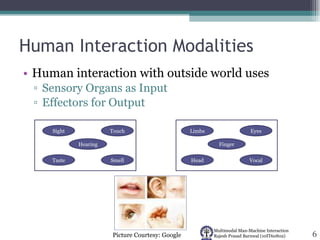 Multimodal man machine interaction | PPT