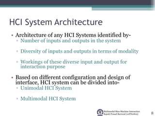 Multimodal man machine interaction | PPT