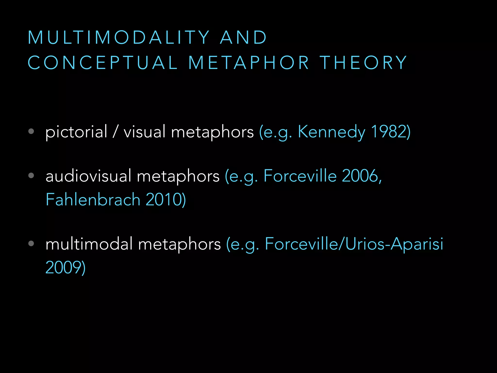 Multimodal Metaphors and Game Character Design | PPT