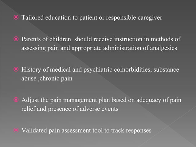 Multimodal pain management following surgical procedures | PPTX | Brain ...