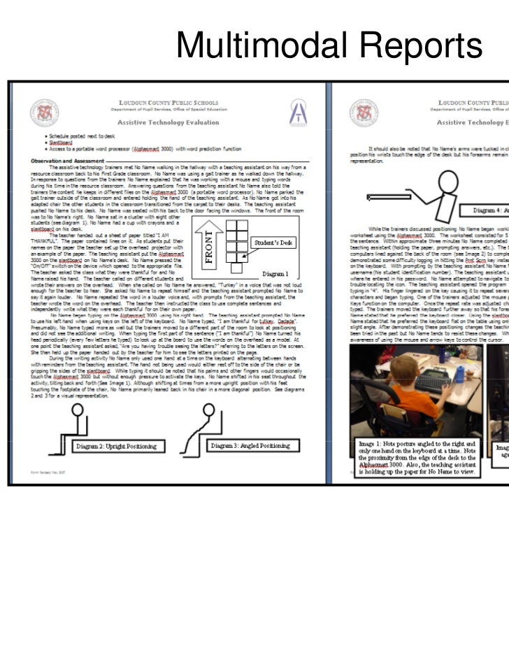 Multimodal Report Writing