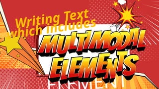 POWERPOINT PRESENTATION FOR MULTIMODAL ELEMENTS | PPTX