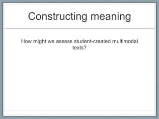 Multimodal texts | PPTX