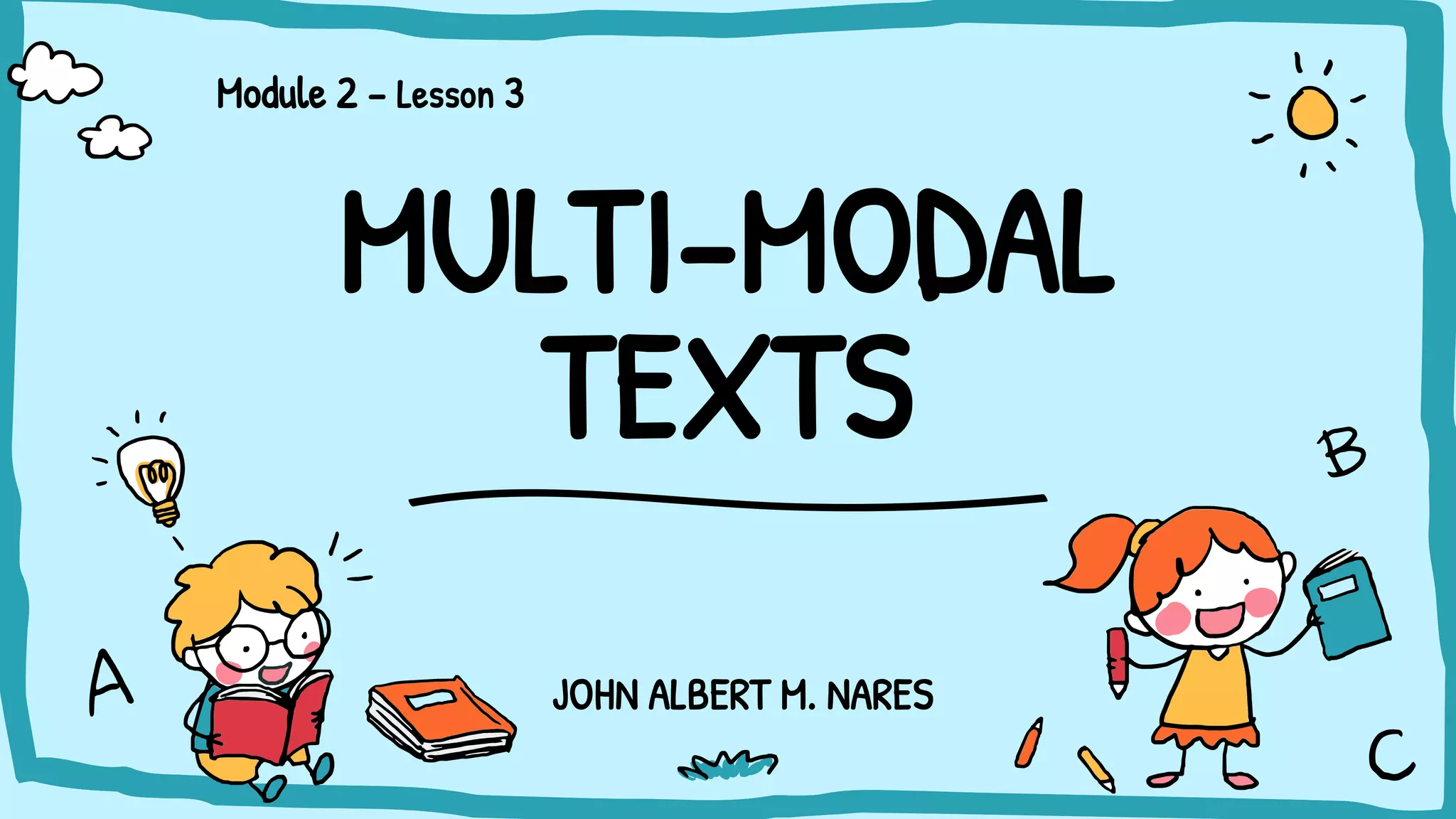 Multimodal texts | PDF