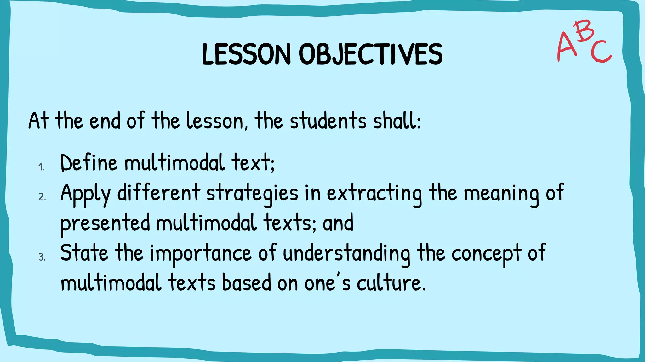 Multimodal texts | PDF