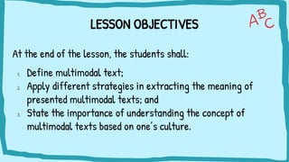 Multimodal texts | PDF