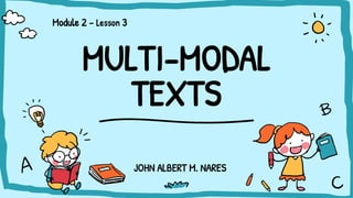 Multimodal texts | PPT