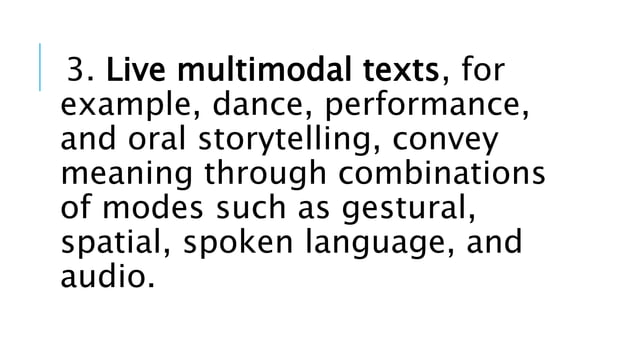 multimodal texts.pptx | Books and Literature
