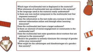 A Multimodal Text Presentation in full details | PPTX