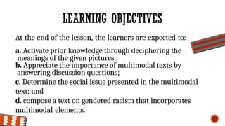 A Multimodal Text Presentation in full details | PPTX