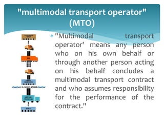 Multimodal transport | PPTX