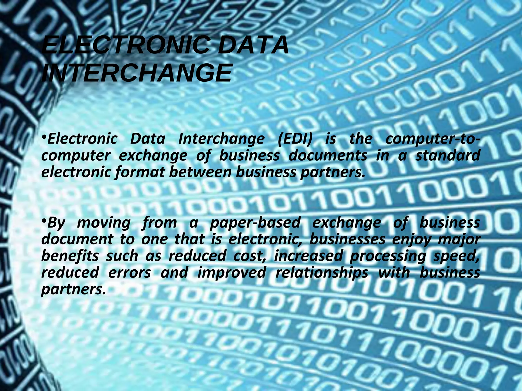 Multimodal transportation& Electronic Data Interchange | PPT