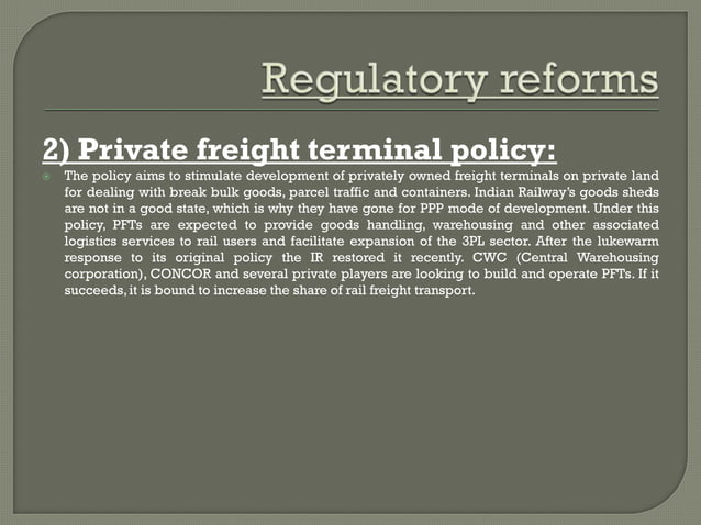 Multimodal transport development | PPT