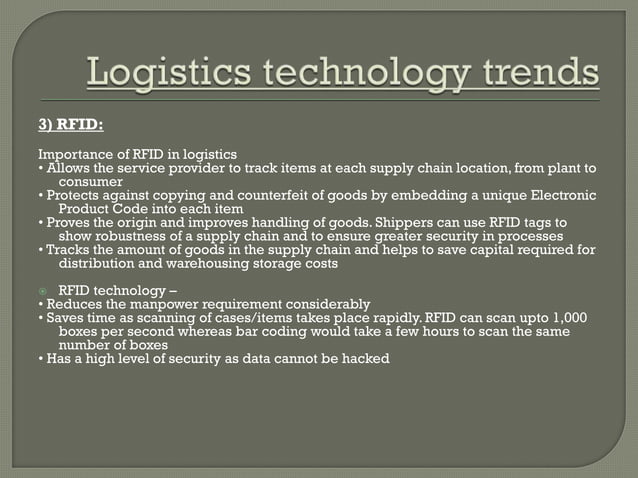 Multimodal transport development | PPT