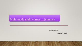Multi mode multi corner (mmmc) | PPTX