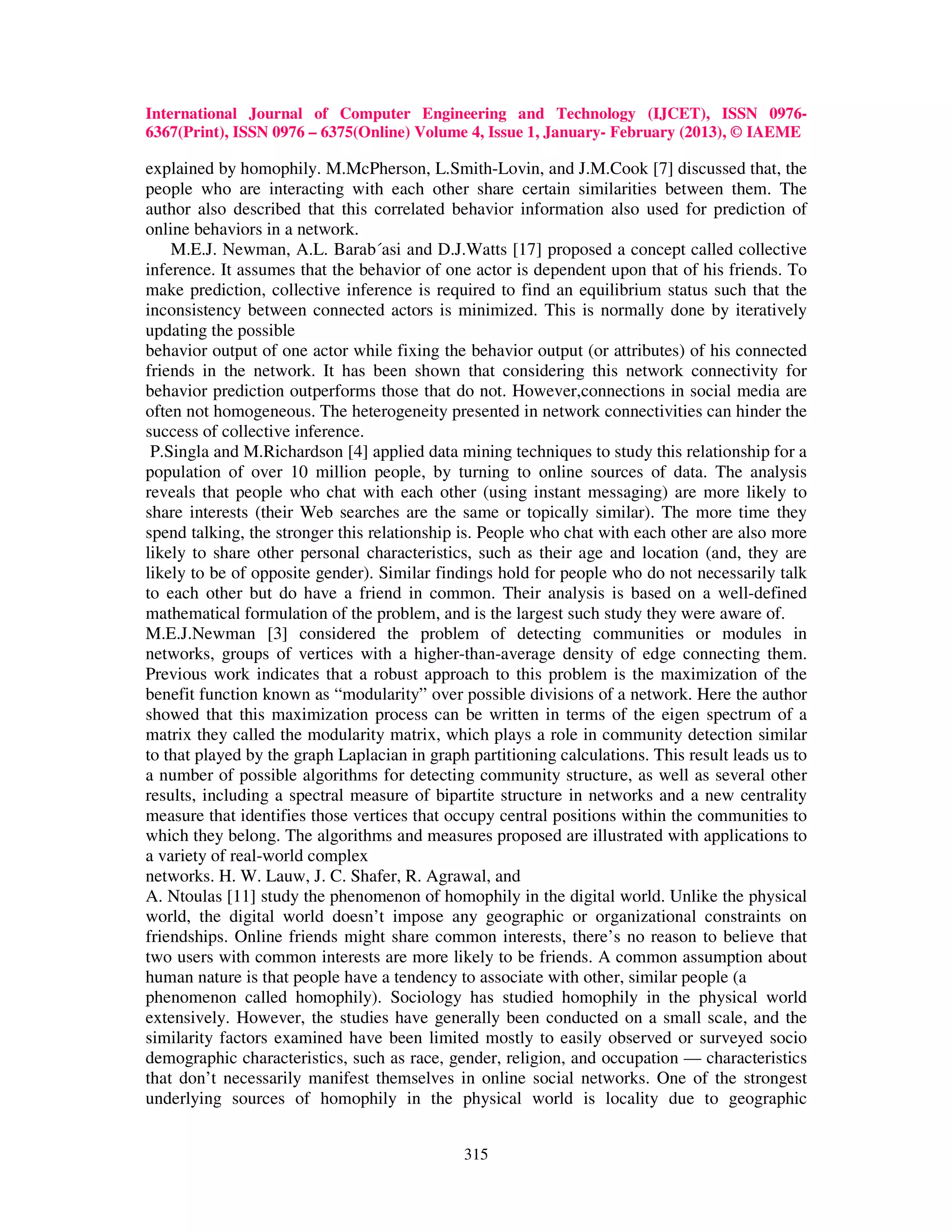 Multimode Network Based Efficient And Scalable Learning Of Collective Behavior Pdf Social