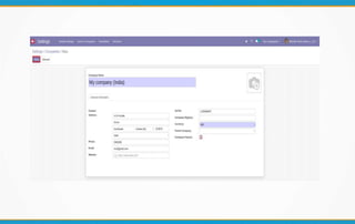 Multi Company Navigation in Odoo 13 | PPT | Internet | Computing