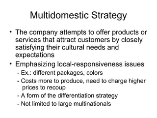Multinational and participation strategies 1 | PPT
