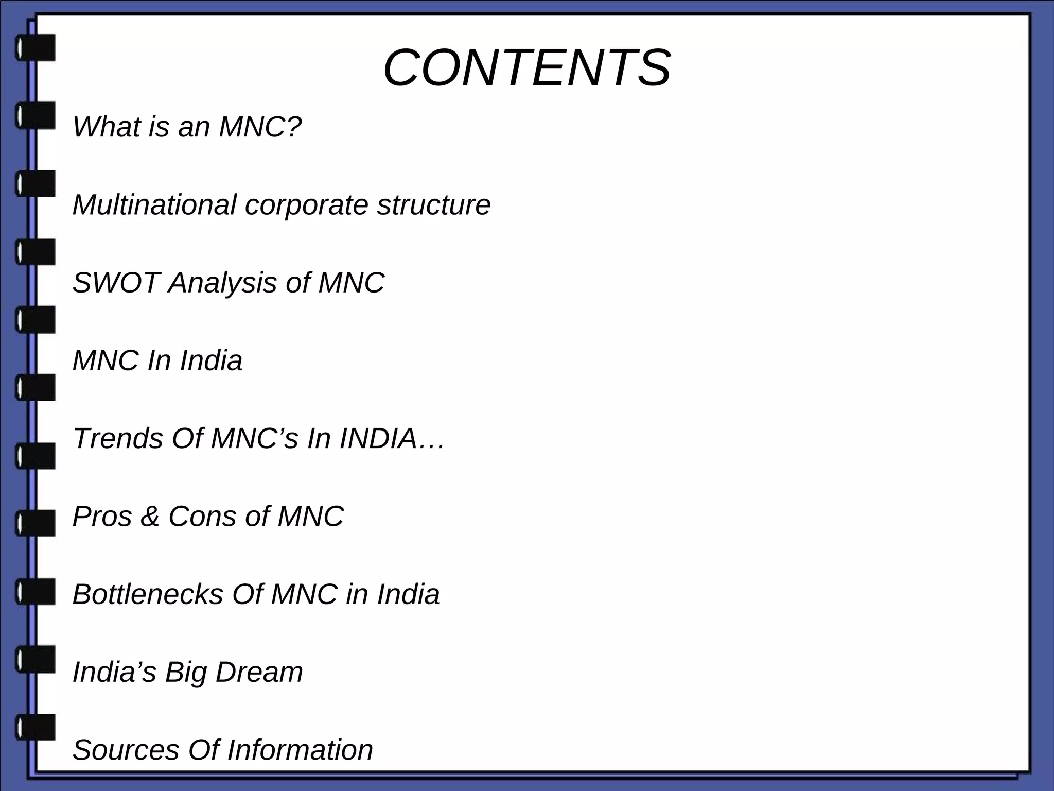 Multi National Companies | PPT