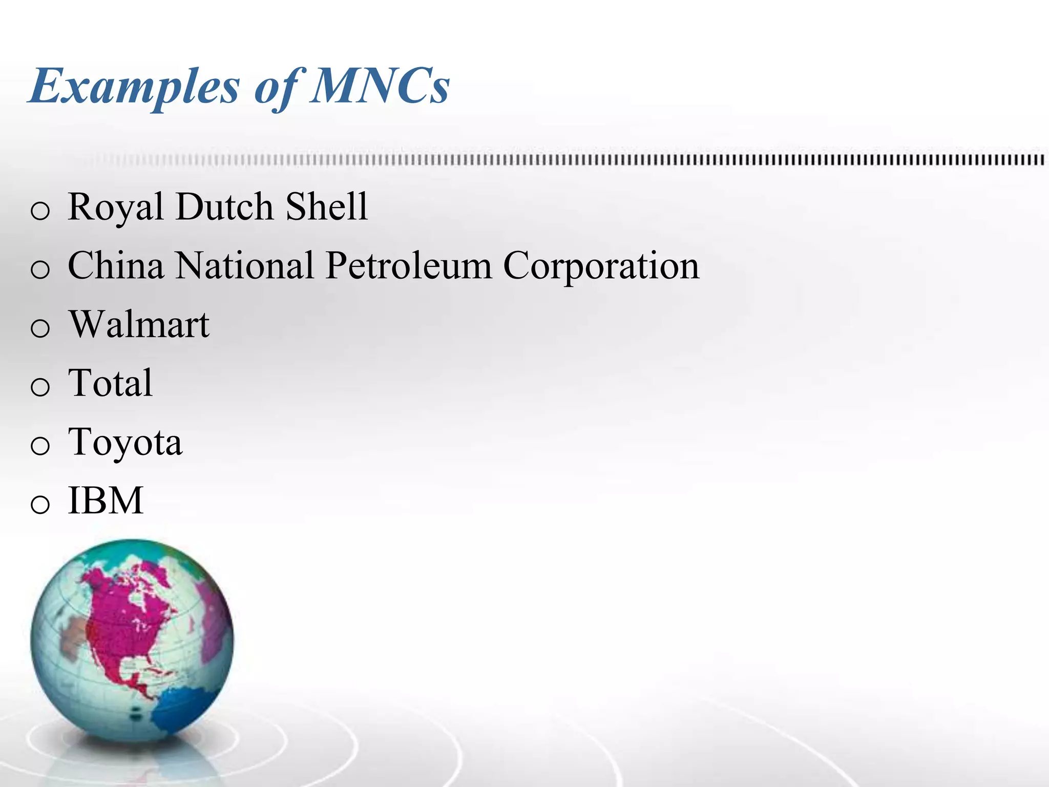 Multi National Companies | PPTX