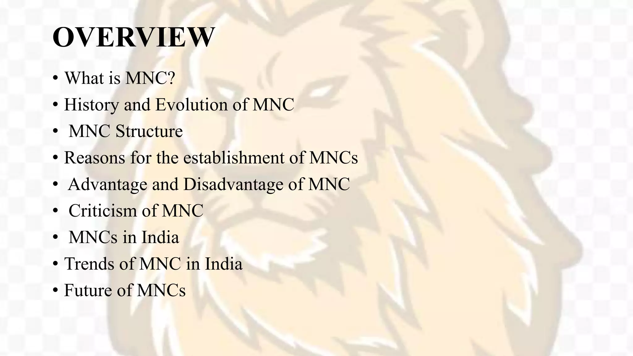 Multinational corporation | PPTX