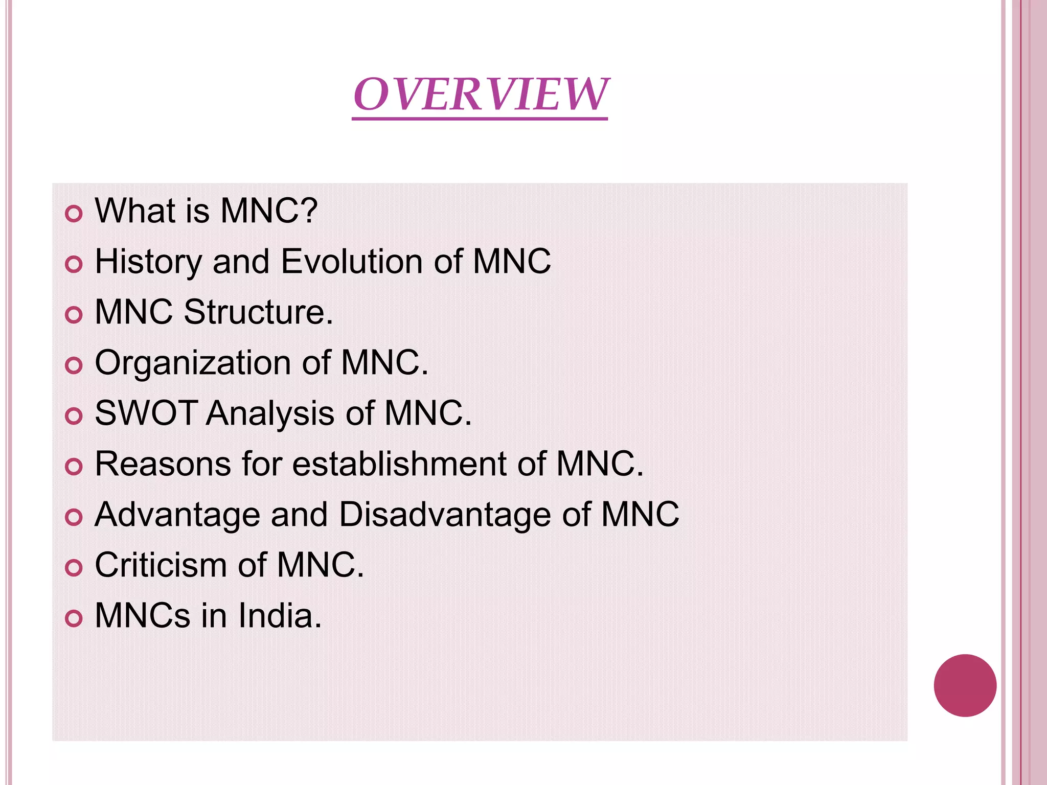 Multinational corporations | PPTX