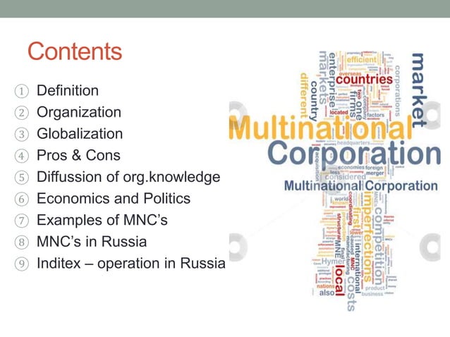 Multinational corporations | PPTX
