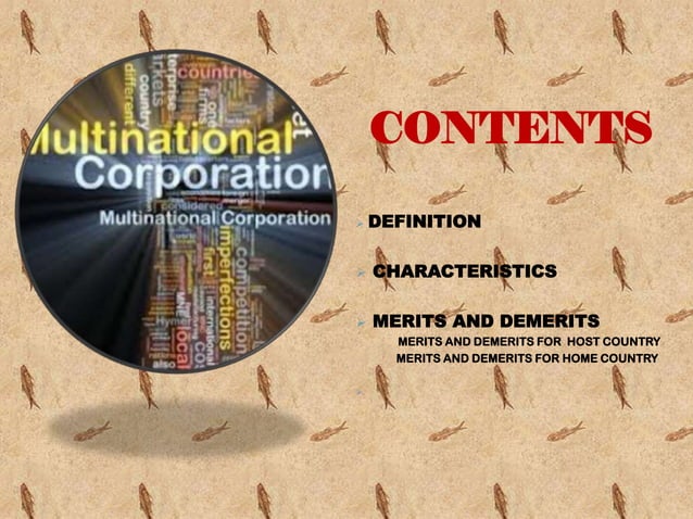 Multinational corporations | PPT