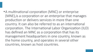 Multinationalcorporationsandglobalization 200717131831 Pptx