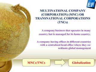 Understanding Multinational Companies for Fresh Graduates. | PPT