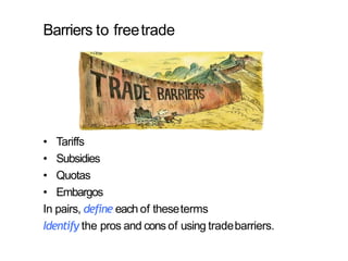 Business and the International Economy | PPTX