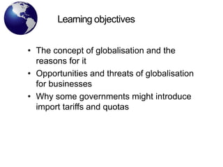 Business and the International Economy | PPTX