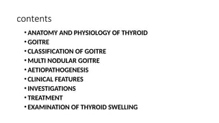 multinodular Goiter By Prasad Institute. | PPTX