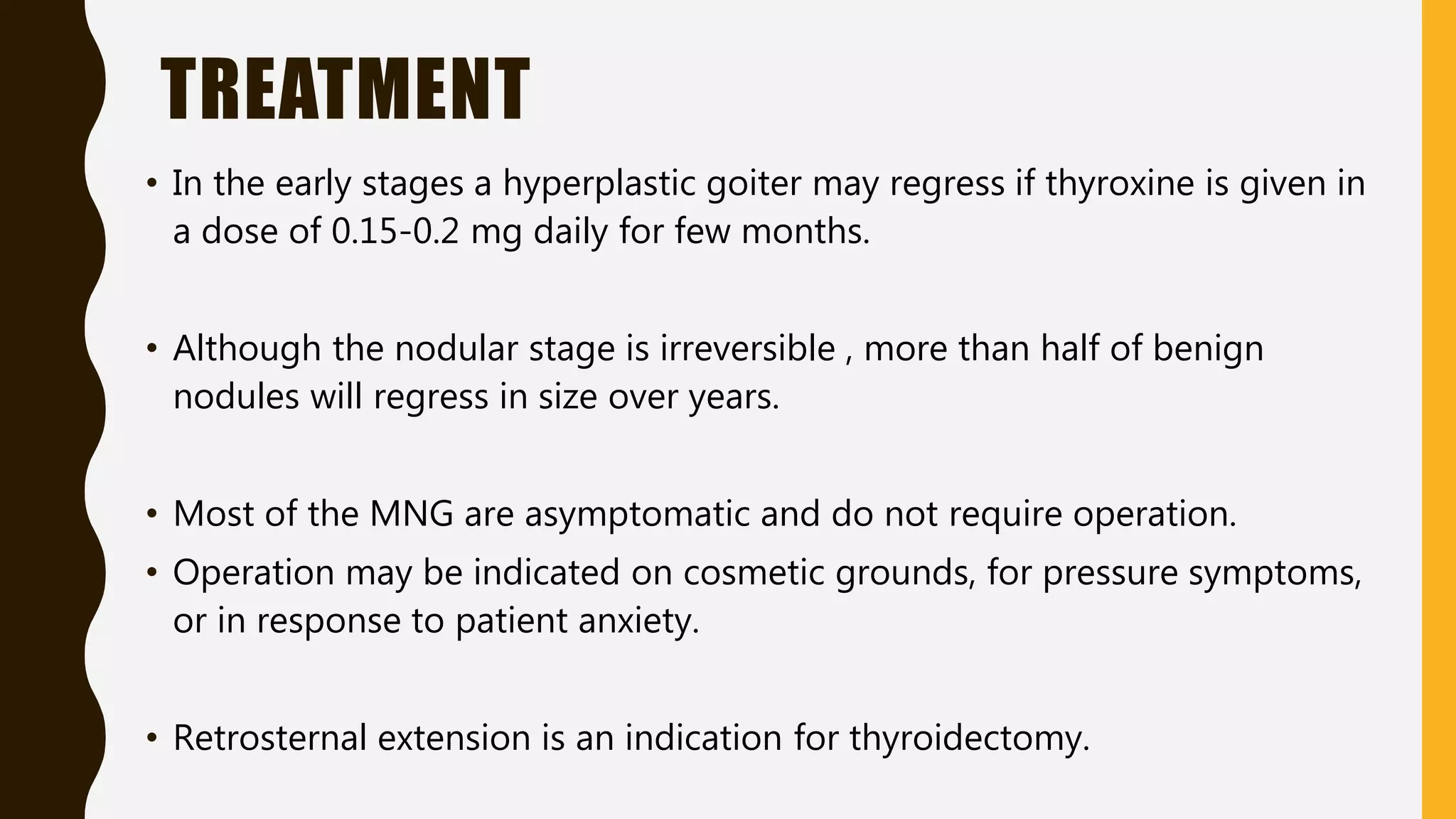 Multi nodular goitre (MNG) | PPTX