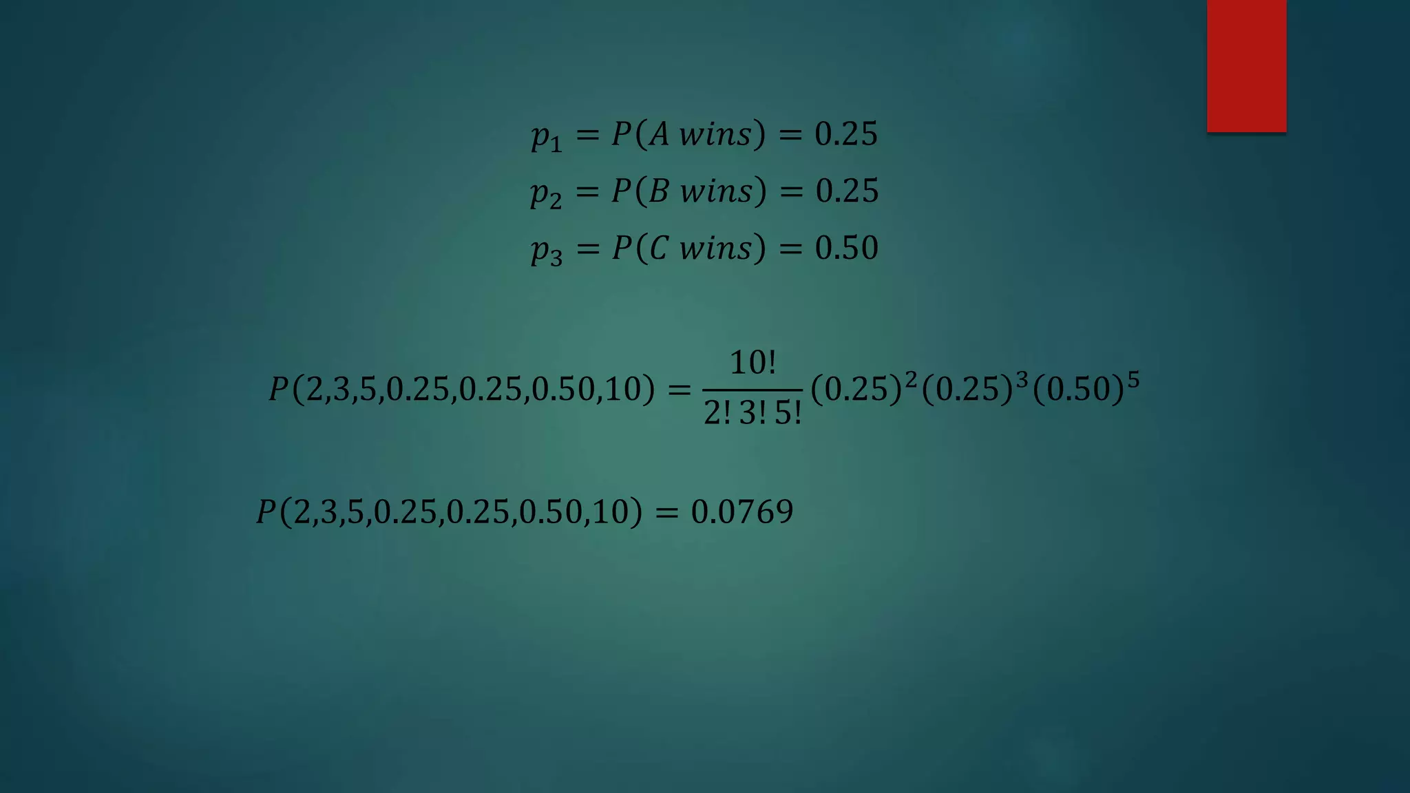 Multinomial distribution | PPTX