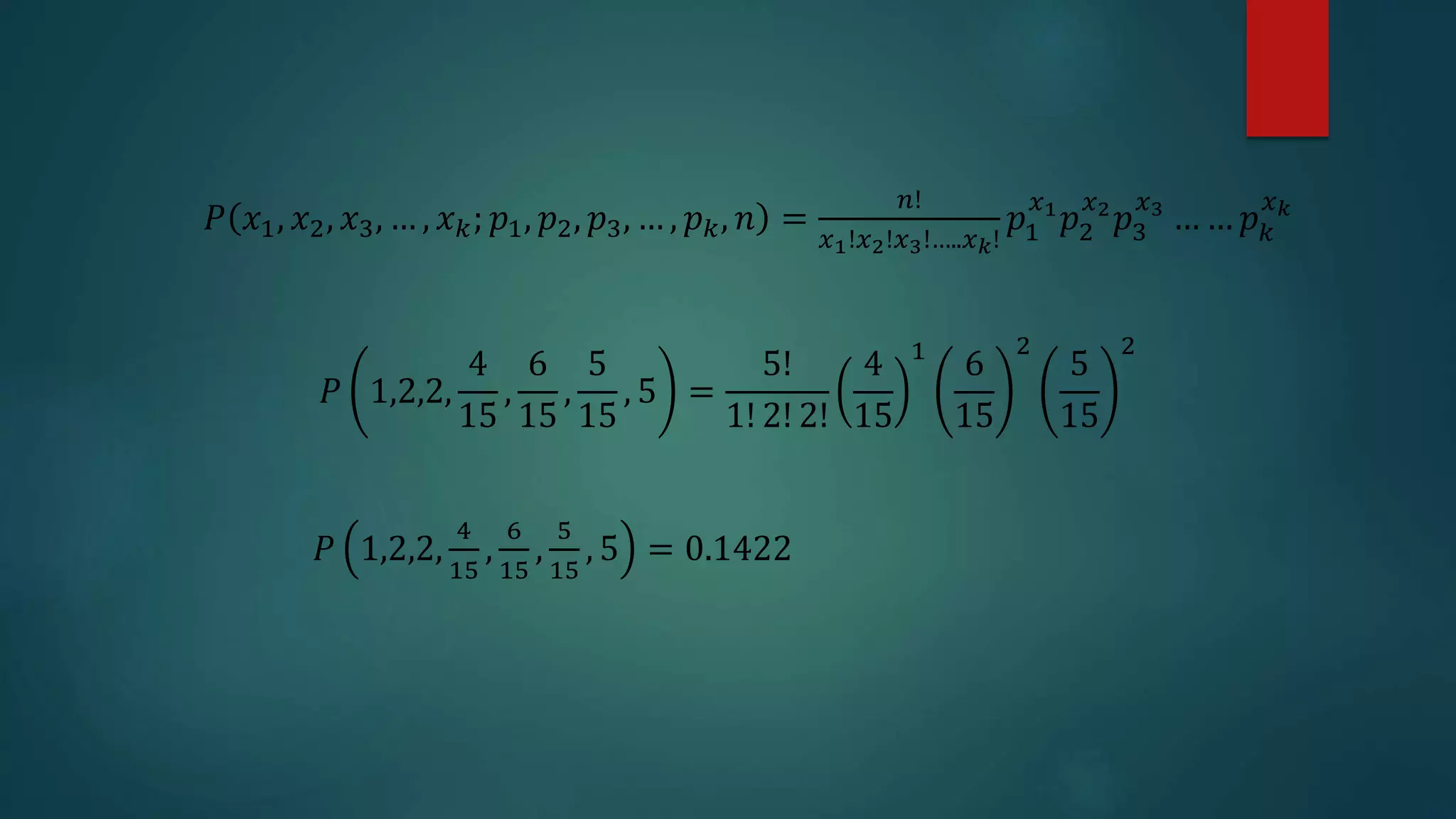 Multinomial distribution | PPTX