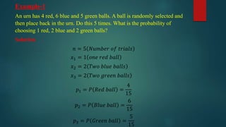 Multinomial distribution | PPTX