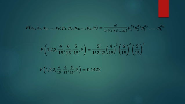 Multinomial distribution | PPTX