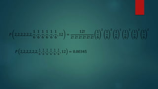 Multinomial distribution | PPTX