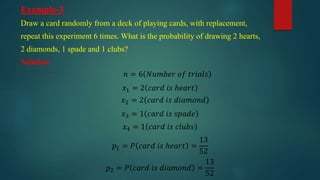 Multinomial distribution | PPTX