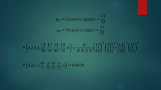 Multinomial distribution | PPTX