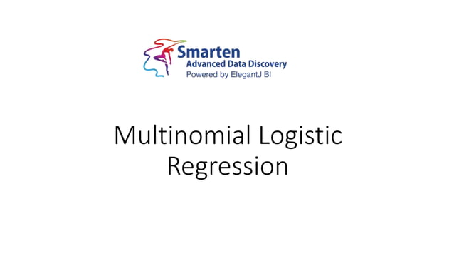 What is the Multinomial-Logistic Regression Classification Algorithm ...