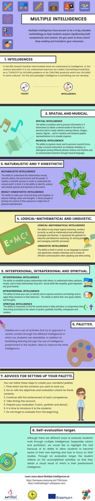 Multiple Intelligences Infographic | PDF